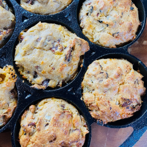 Best Easy Healthy Bacon Cheddar Drop Biscuits - dearmark23.com