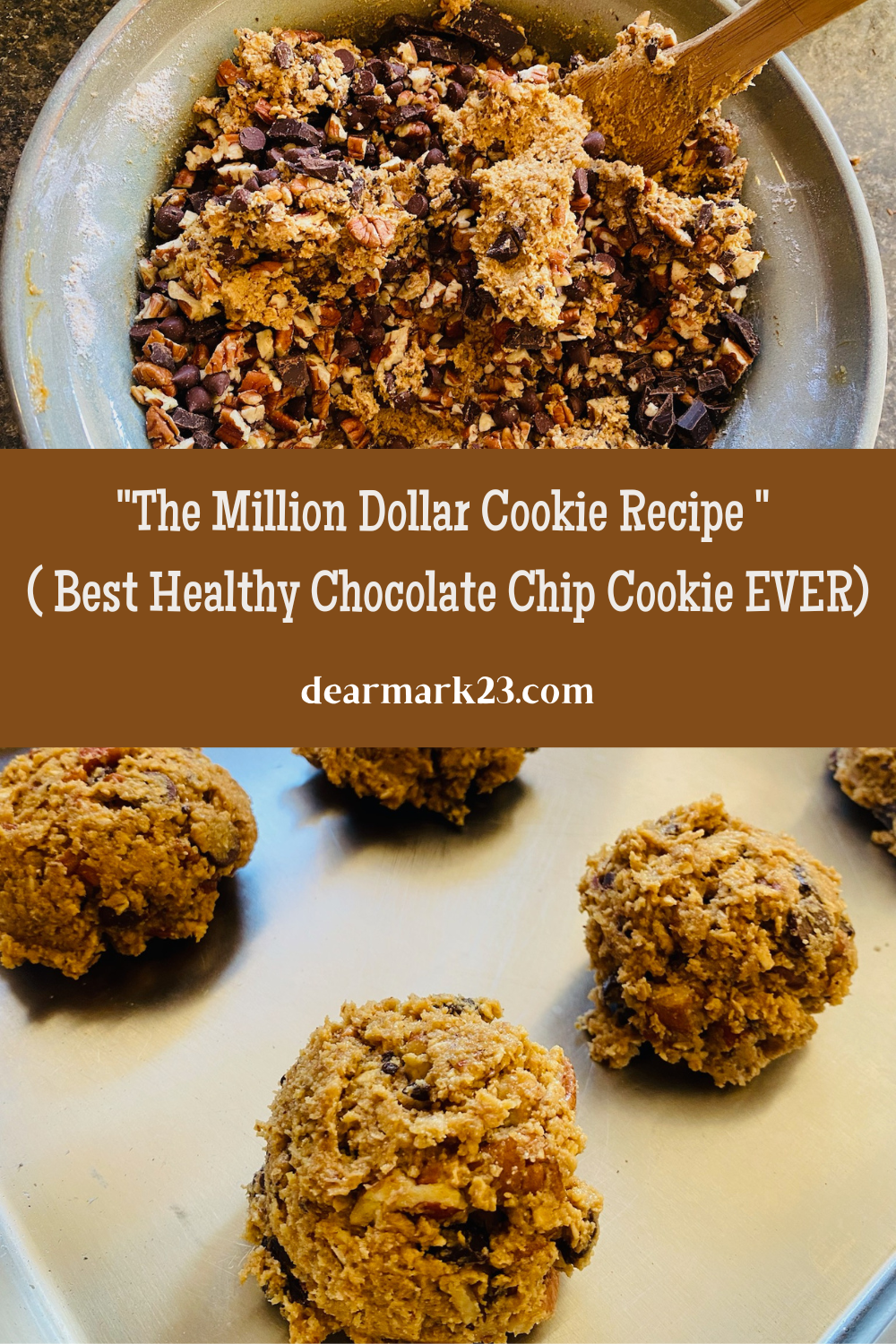 The Million Dollar Cookie Recipe (Best Healthy Chocolate Chip Cookie ...